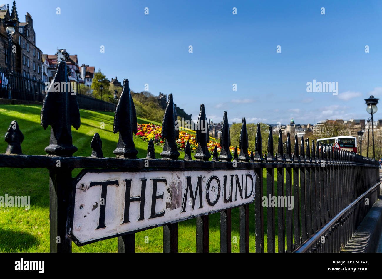 The Mound is an artificial hill in central Edinburgh, Scotland, which ...