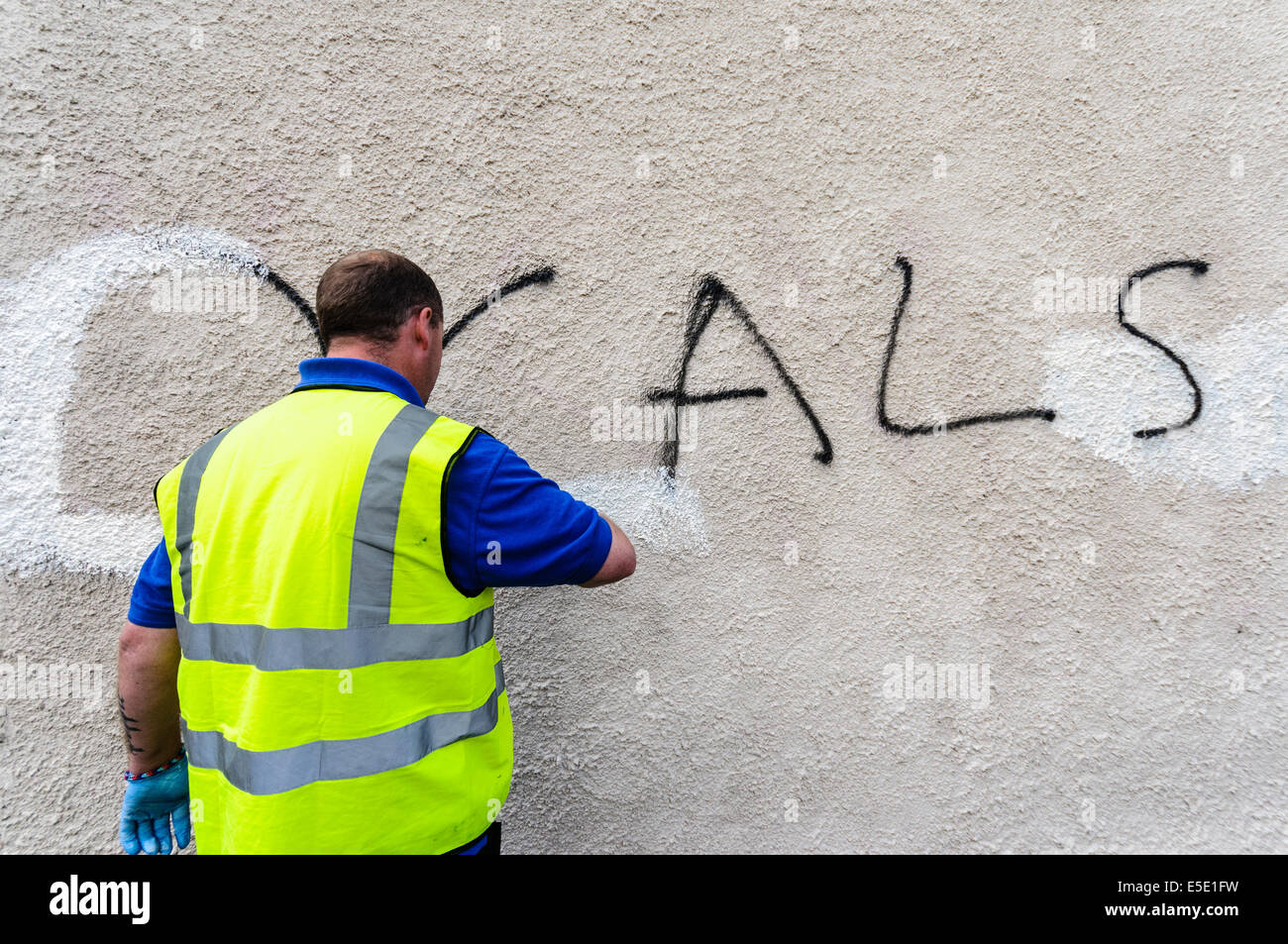 Locals only graffiti hi-res stock photography and images - Alamy