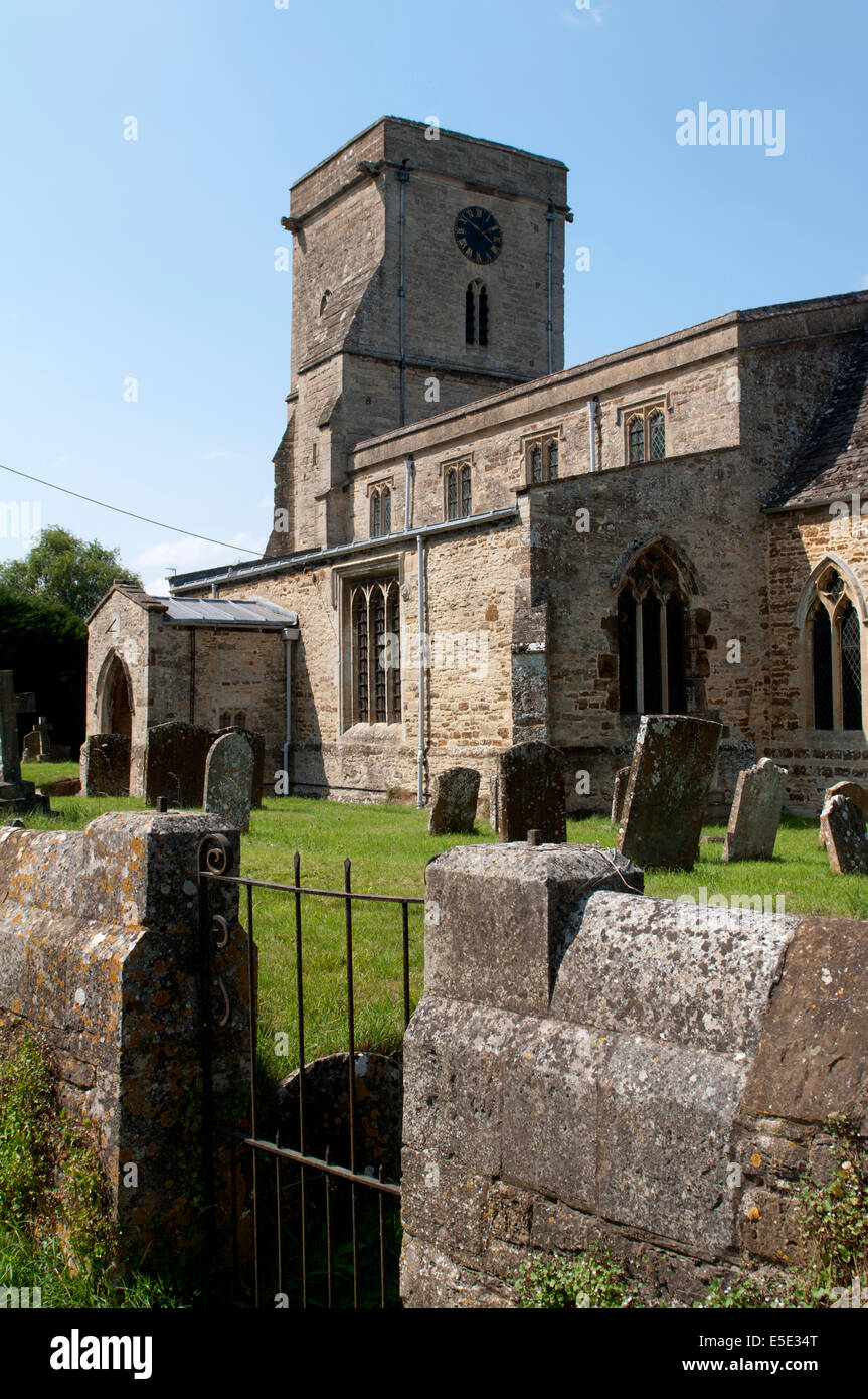 St Mary`s Church, Lower Heyford, Oxfordshire, England, UK Stock Photo ...