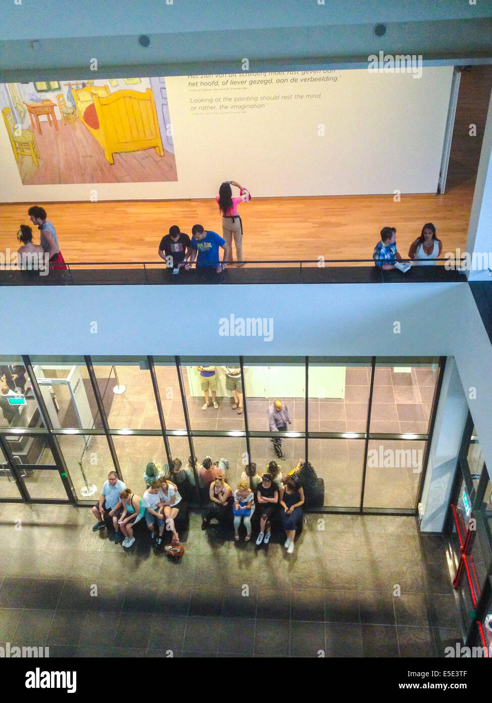 Van gogh museum inside amsterdam hi-res stock photography and images ...
