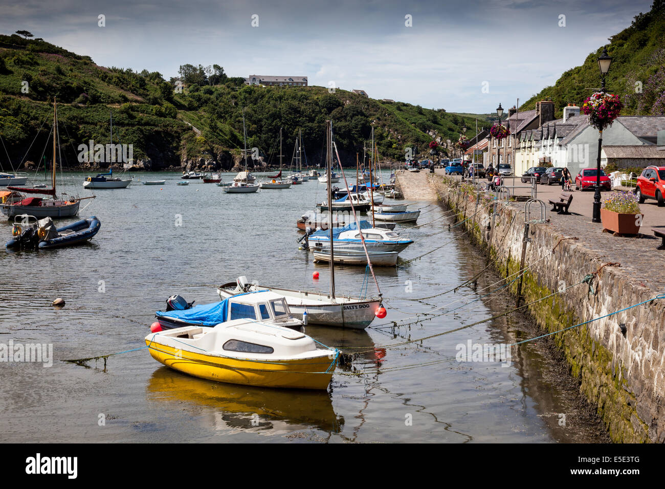 Lower Fishguard Harbour, Fishguard, Pembrokeshire, Wales Stock Photo ...