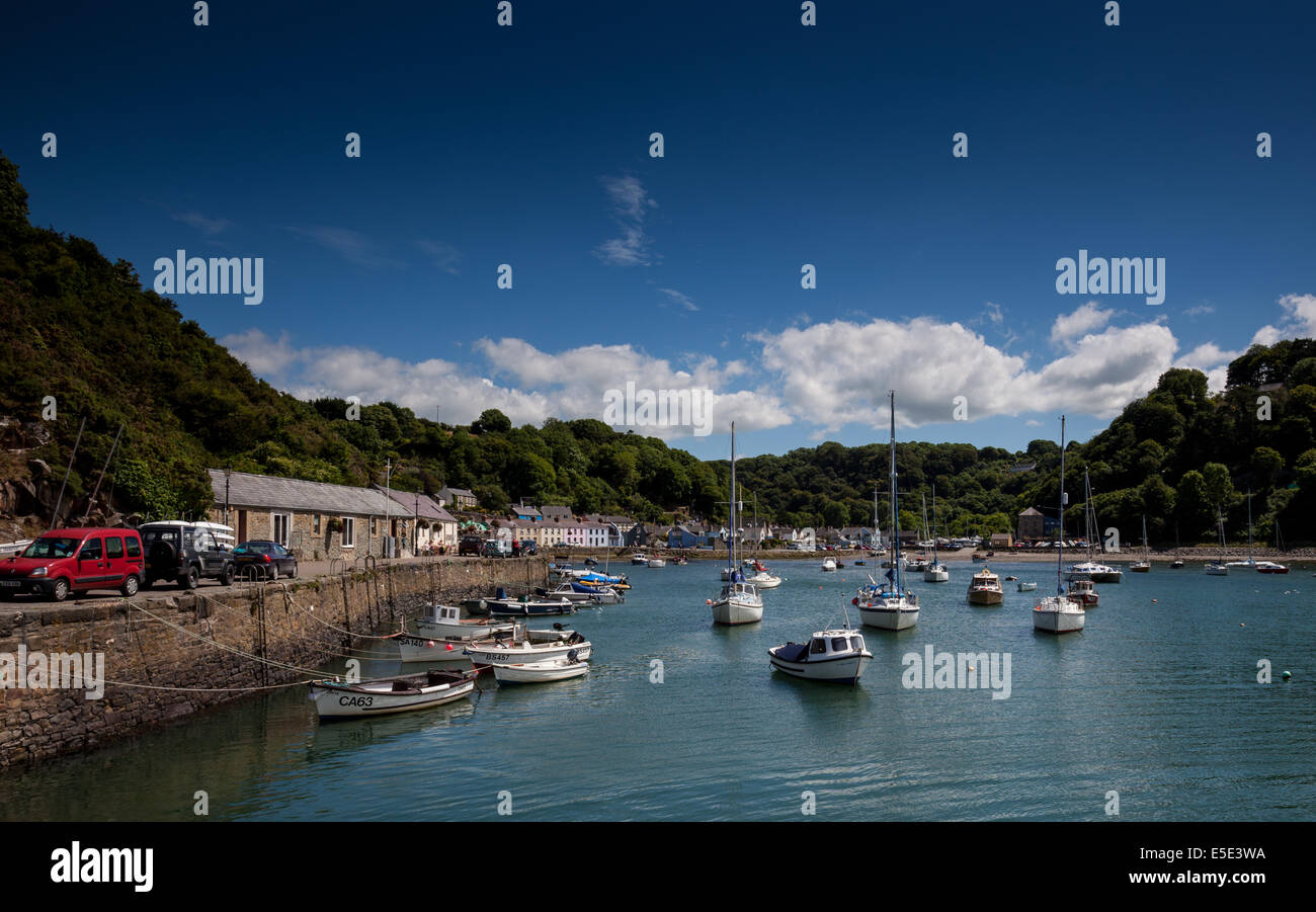 Lower Fishguard Harbour, Fishguard, Pembrokeshire, Wales Stock Photo ...