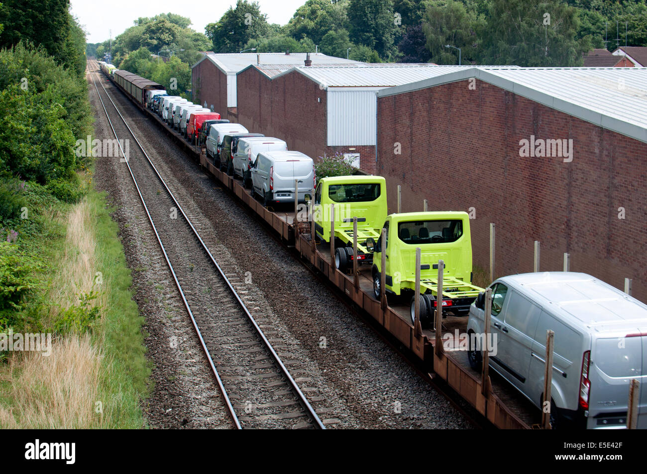 Ford car train uk hi-res stock photography and images - Alamy