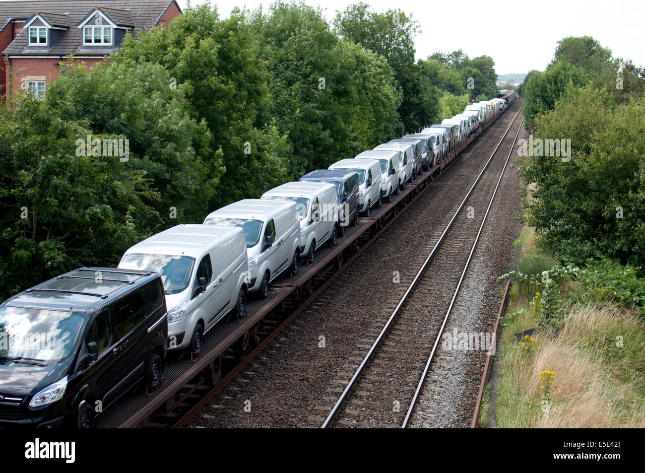 Ford car train uk hi-res stock photography and images - Alamy