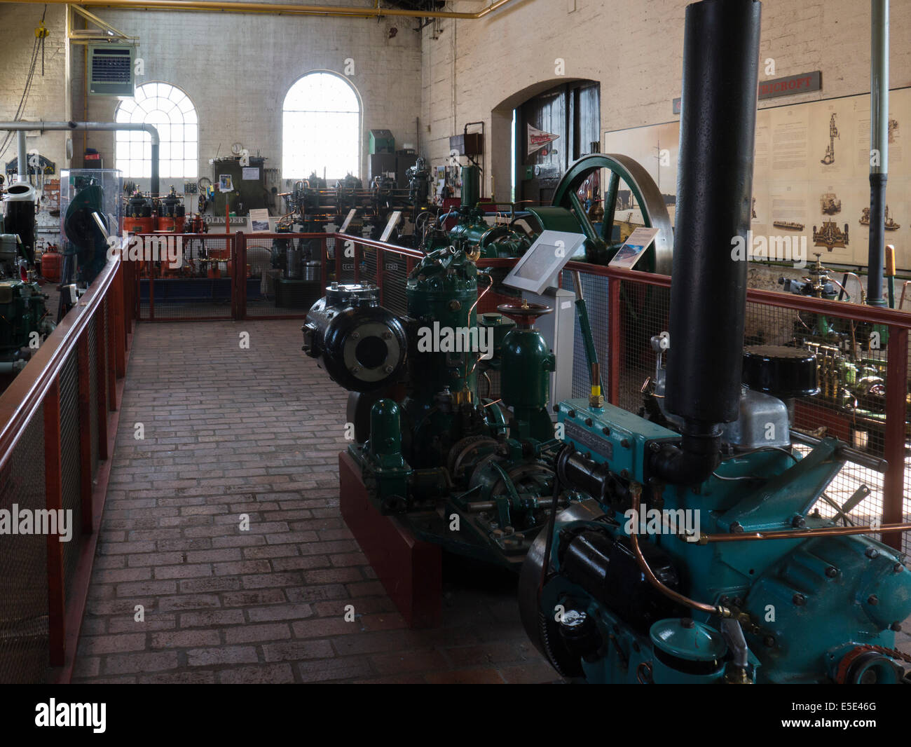 Power Hall of National Waterways Boat Museum Ellesmere Port Cheshire ...