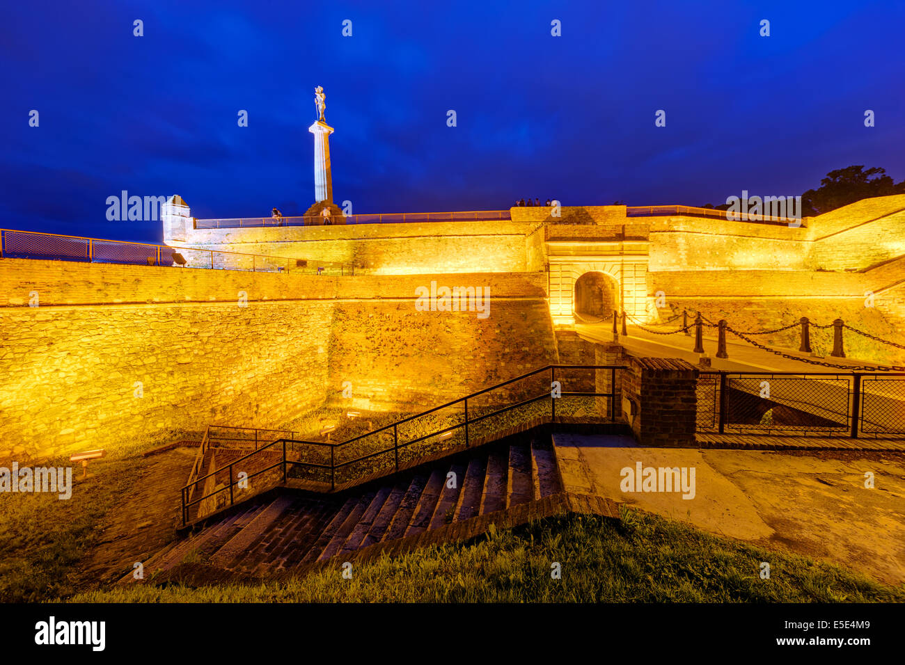 Belgrade fortress and Kalemegdan park, Belgrade Serbia Stock Photo - Alamy
