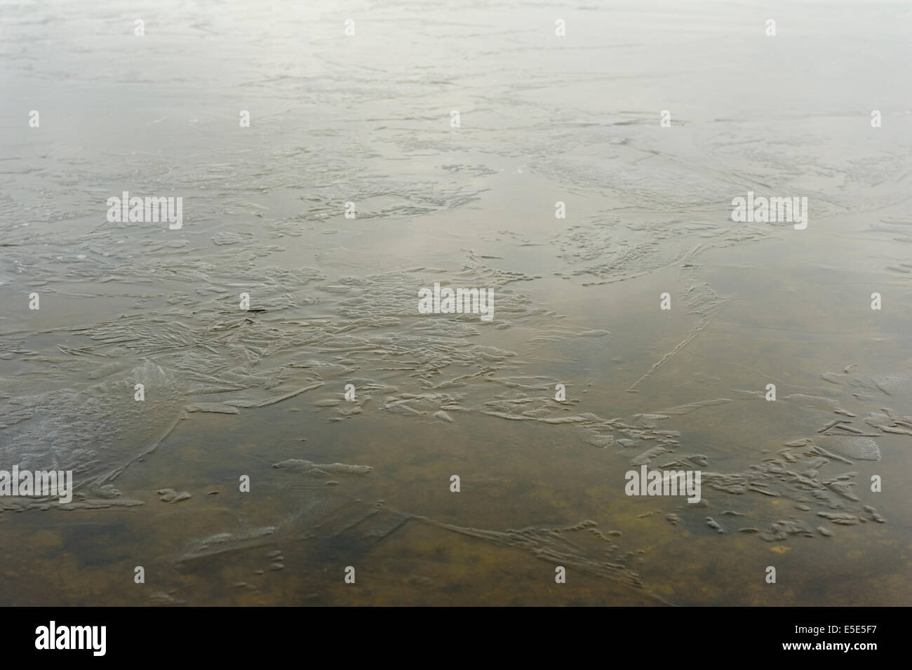 Melting ice lake texture hi-res stock photography and images - Alamy