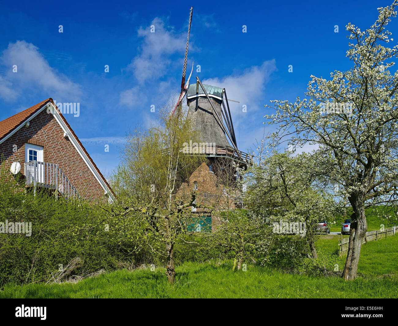 Aurora mill in Borstel, Jork, Germany Stock Photo - Alamy