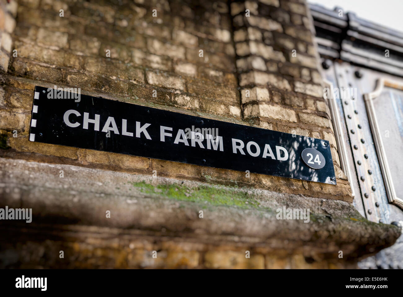 Chalk Farm Road Street Sign, Camden, London, Britain Stock Photo - Alamy