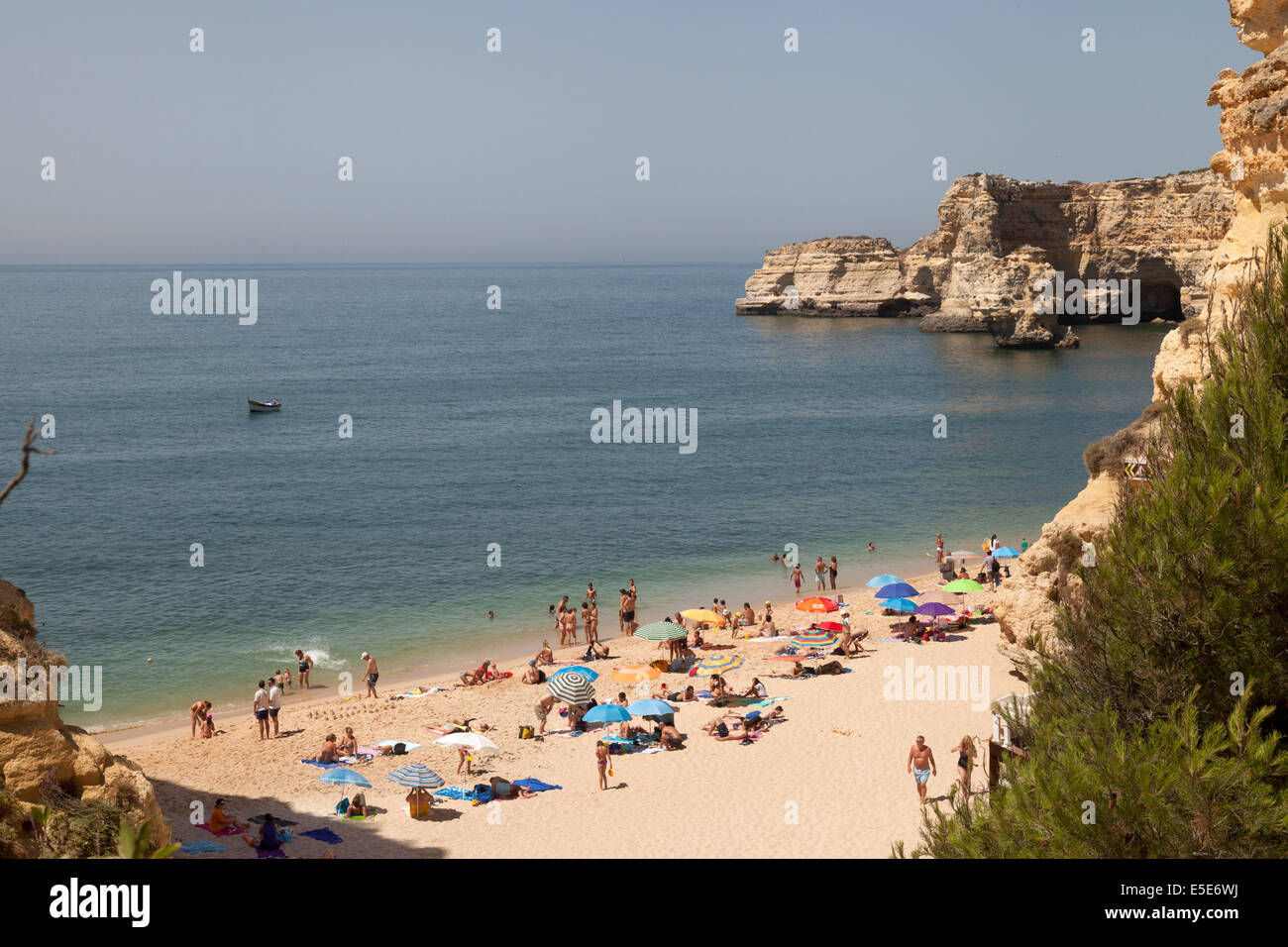 Marinha Beach ( Praia da Marinha ), view, Algarve, Portugal, Europe in ...