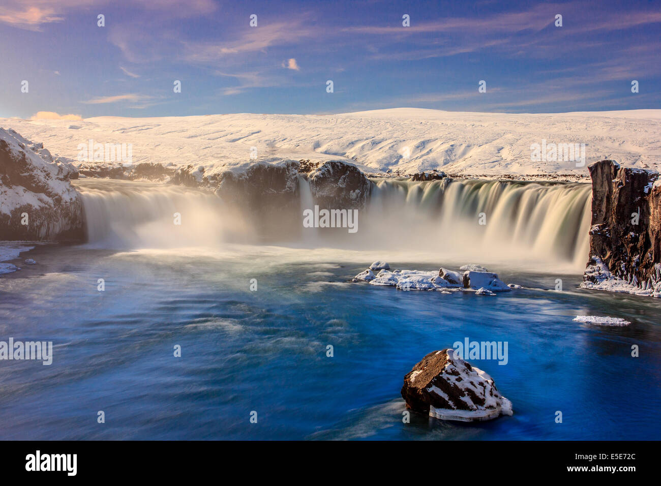 Scenic godafoss water falls hi-res stock photography and images - Alamy