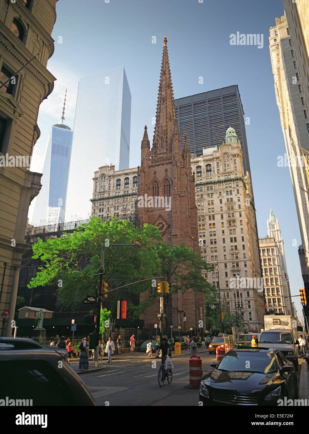 Third Trinity Church (was finished in 1846) in Manhattan, NYC Stock ... Third Trinity Church (was finished in 1846) in Manhattan, NYC Stock ...