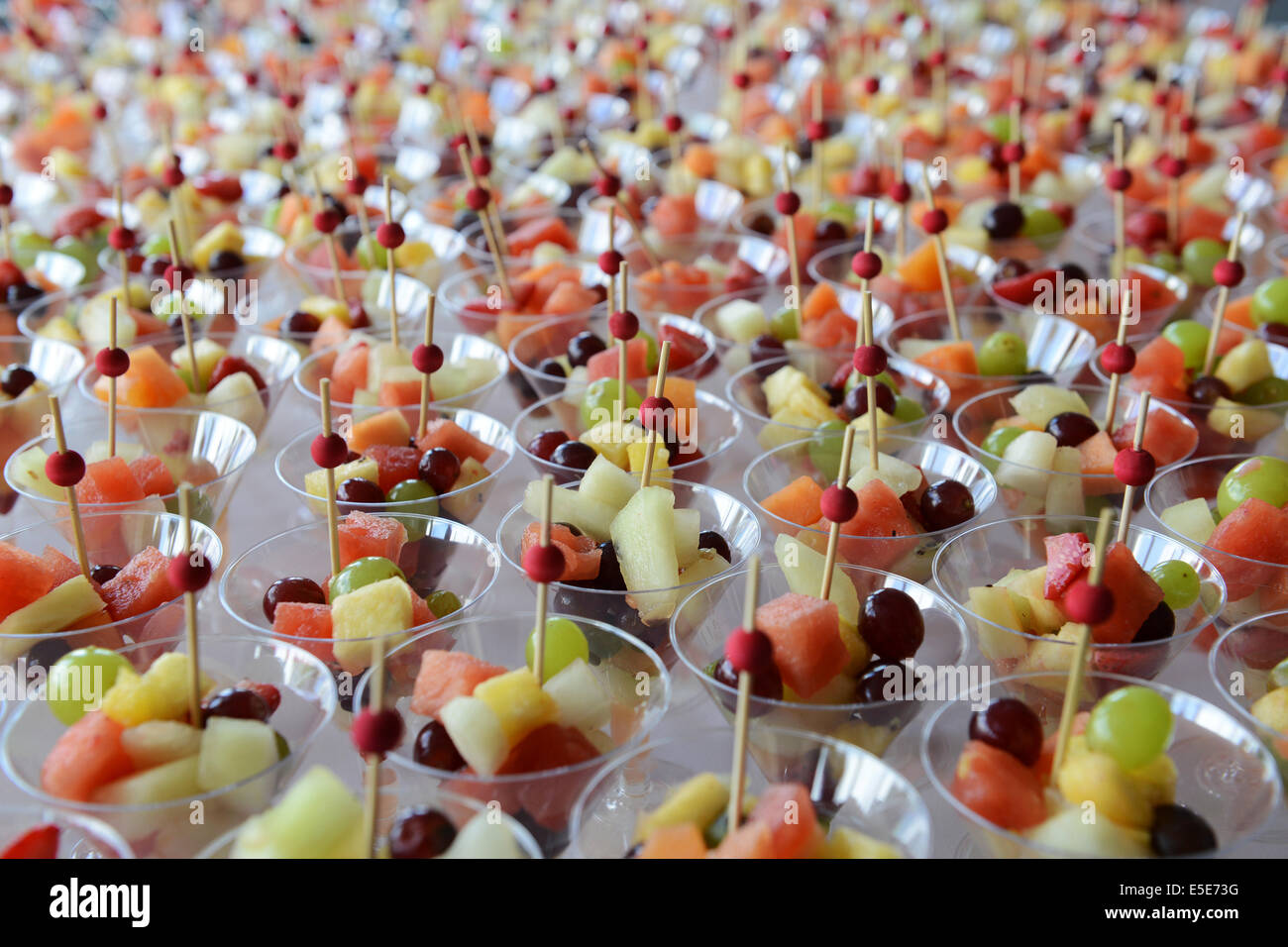 Fresh fruit cocktail cocktails in glass glasses pattern Stock Photo - Alamy