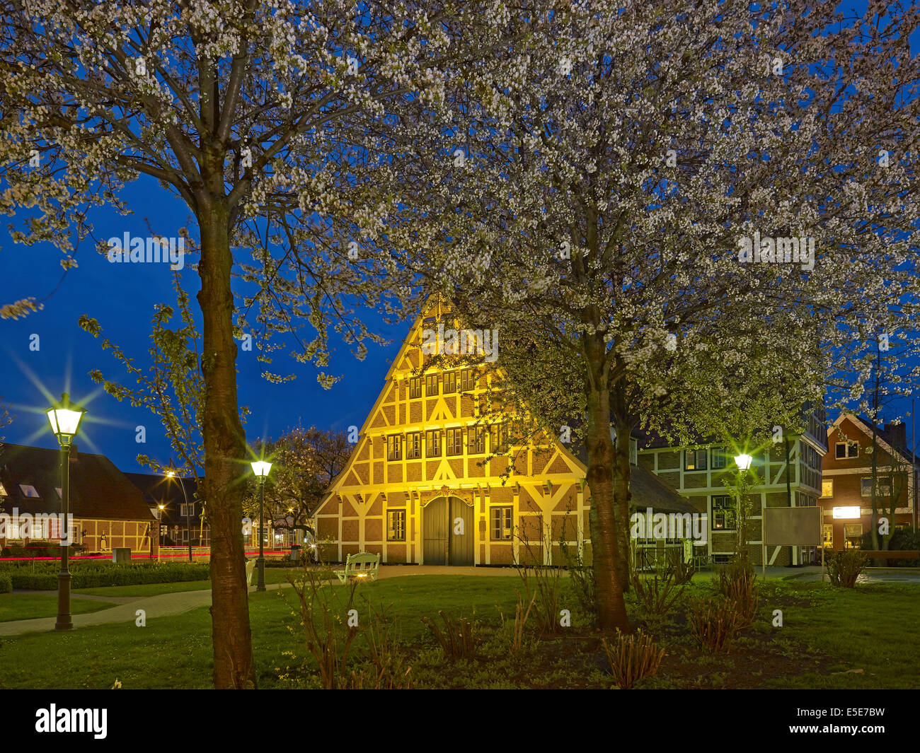 Town hall in Jork, Germany Stock Photo - Alamy