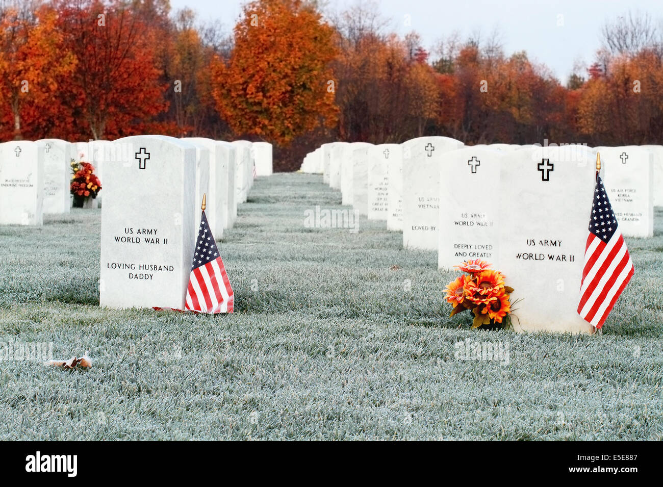 Camp Nelson National Cemetery Stock Photo - Alamy