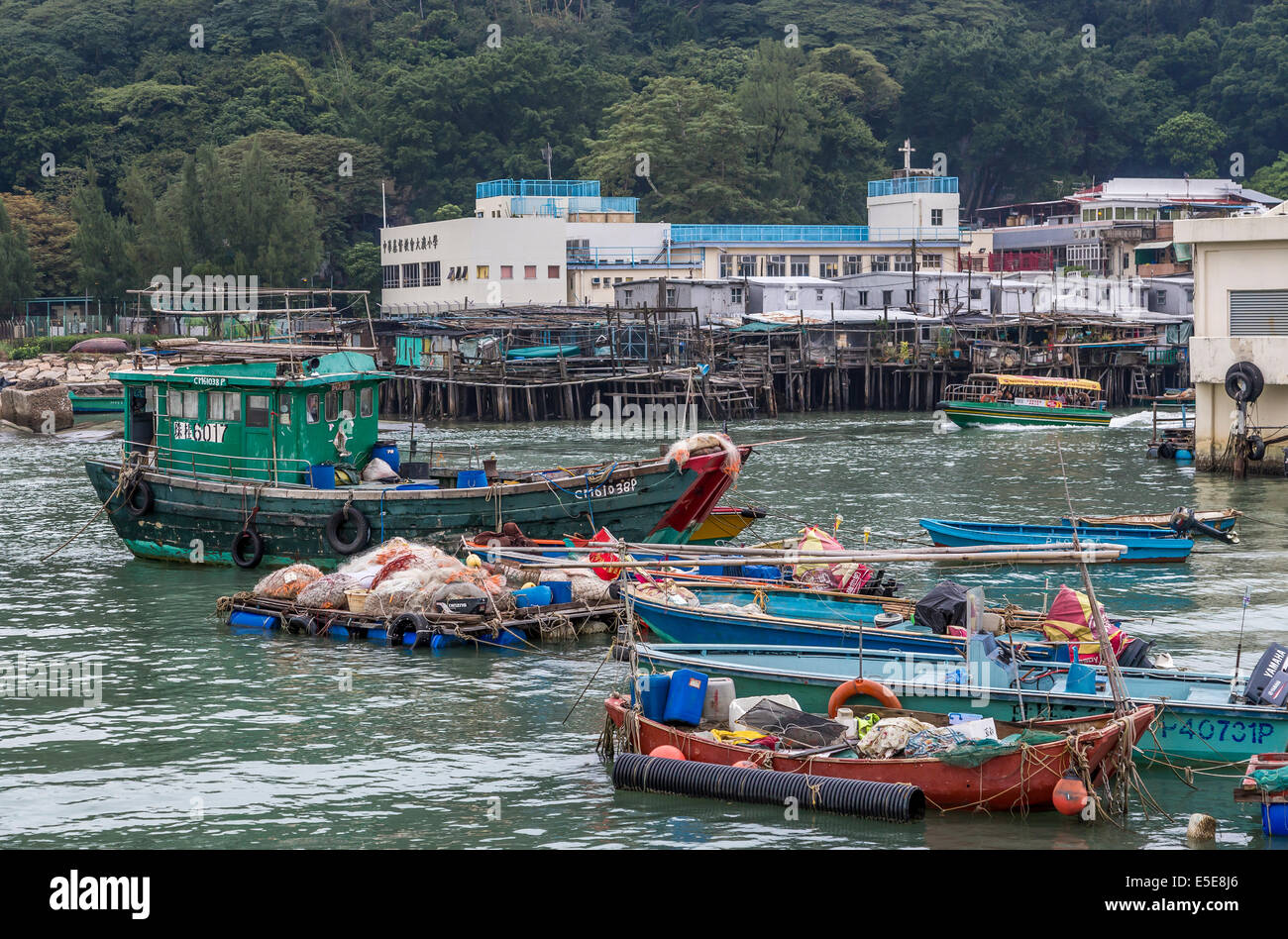 Tai O, Lantau Island, Hong Kong one of the old fishing villages in Hong ...