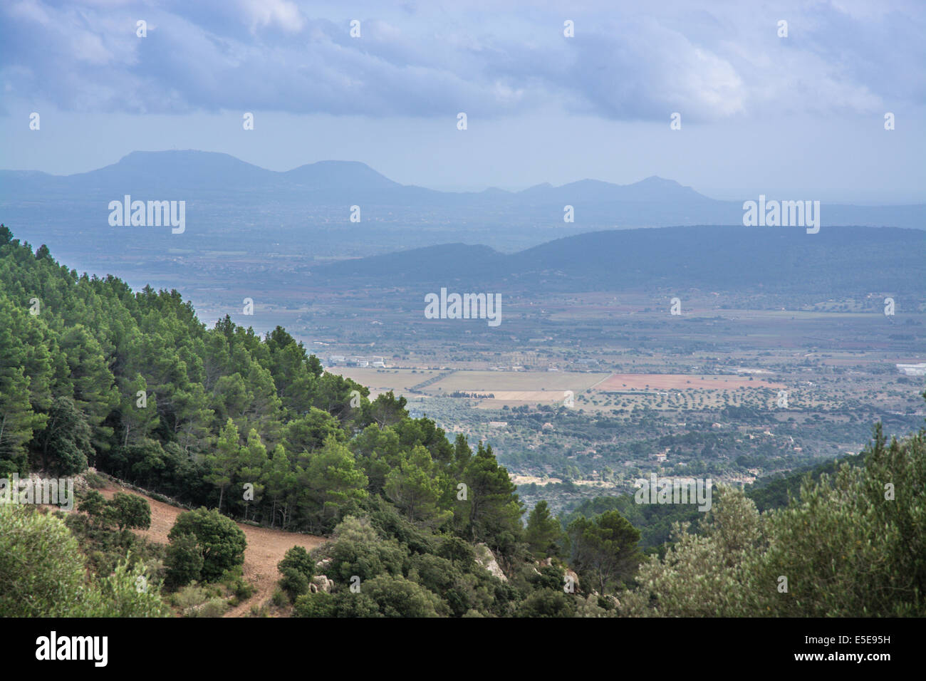 Aerial view tramuntana mountains mallorca hi-res stock photography and ...