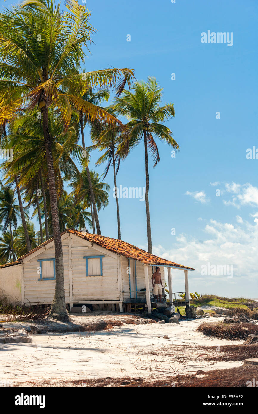 A traditional beach house Bahia Brazil Stock Photo - Alamy