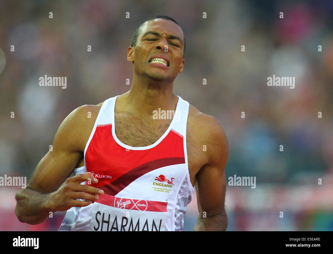 Running for scotland in the 110m hurdles hi-res stock photography and ...