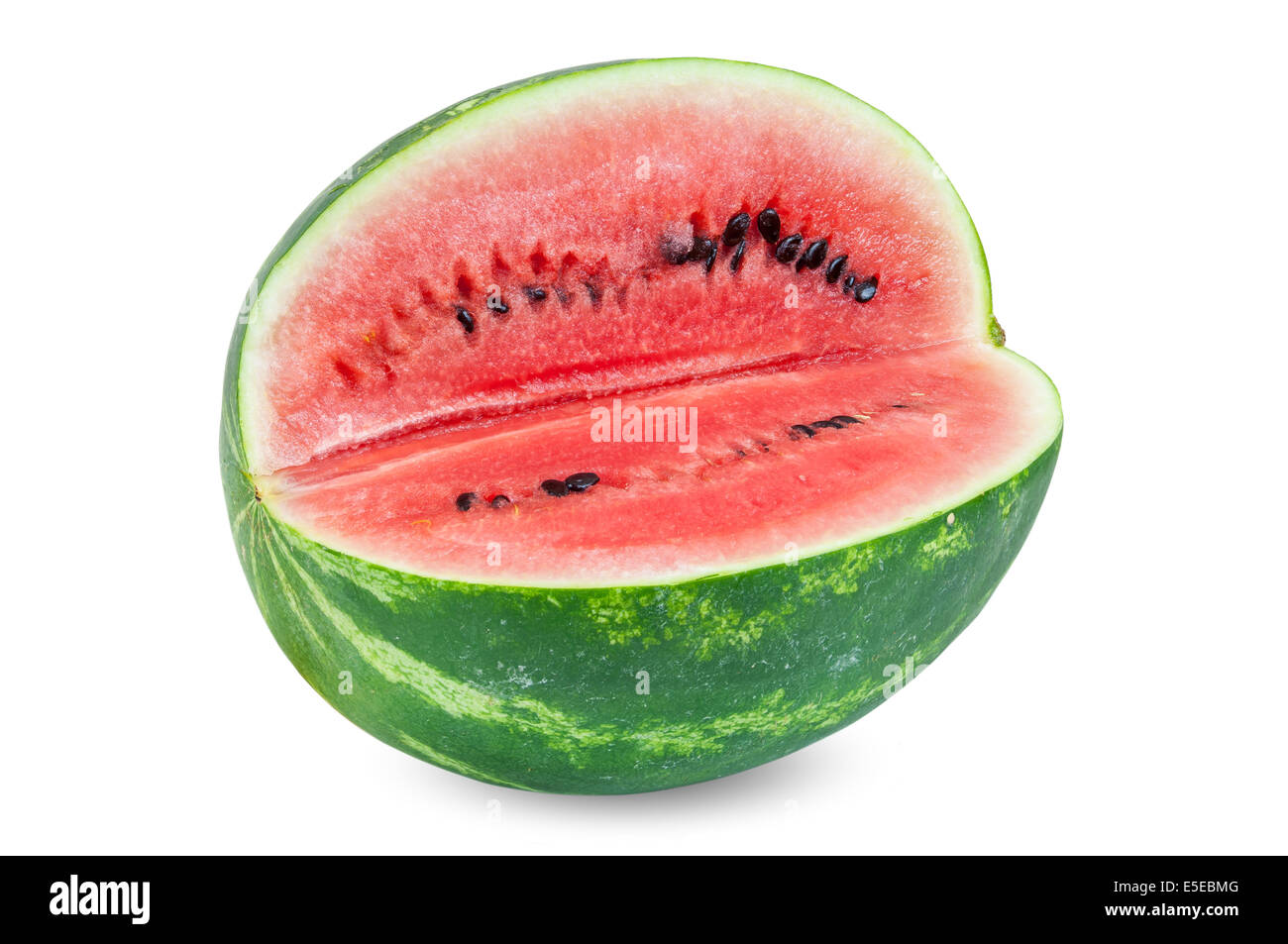 Watermelon isolated on white background with clipping path Stock Photo ...