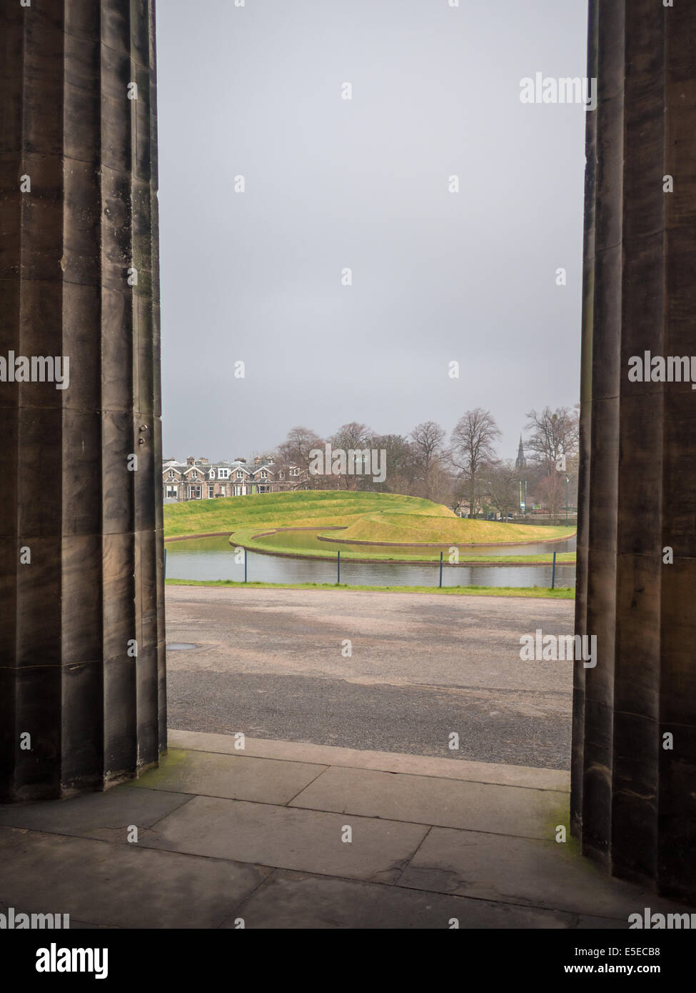 Scottish National Gallery of Modern Art, view of Charles Jencks ...