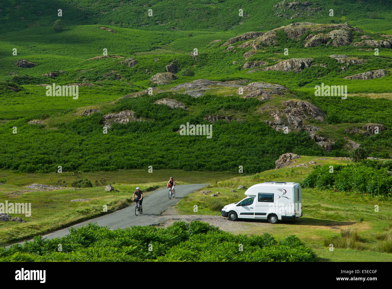 Romahome R25 motorhome parked in Wasdale, Lake District National Park ...