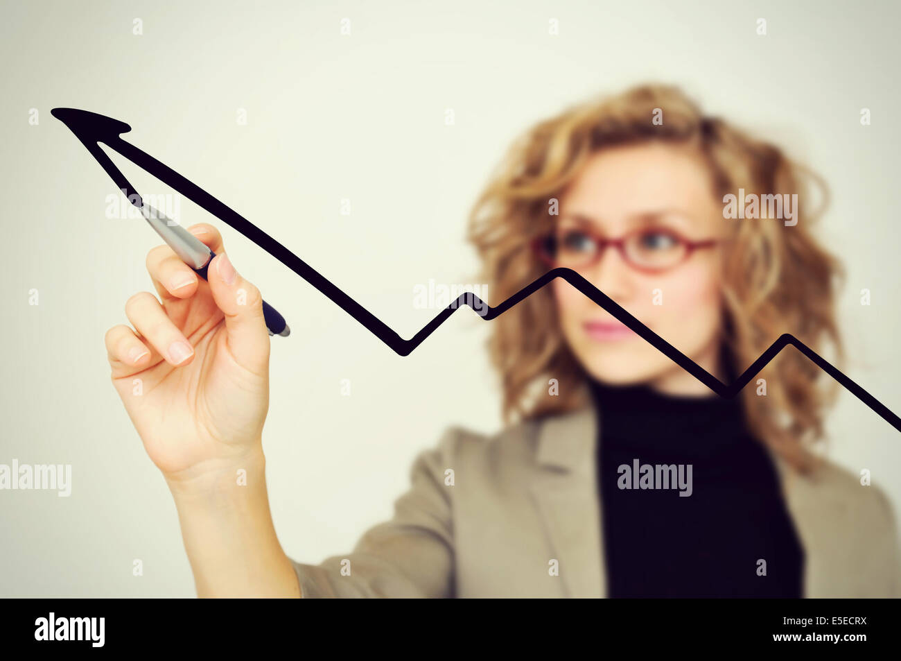 Drawing graph hi-res stock photography and images - Alamy