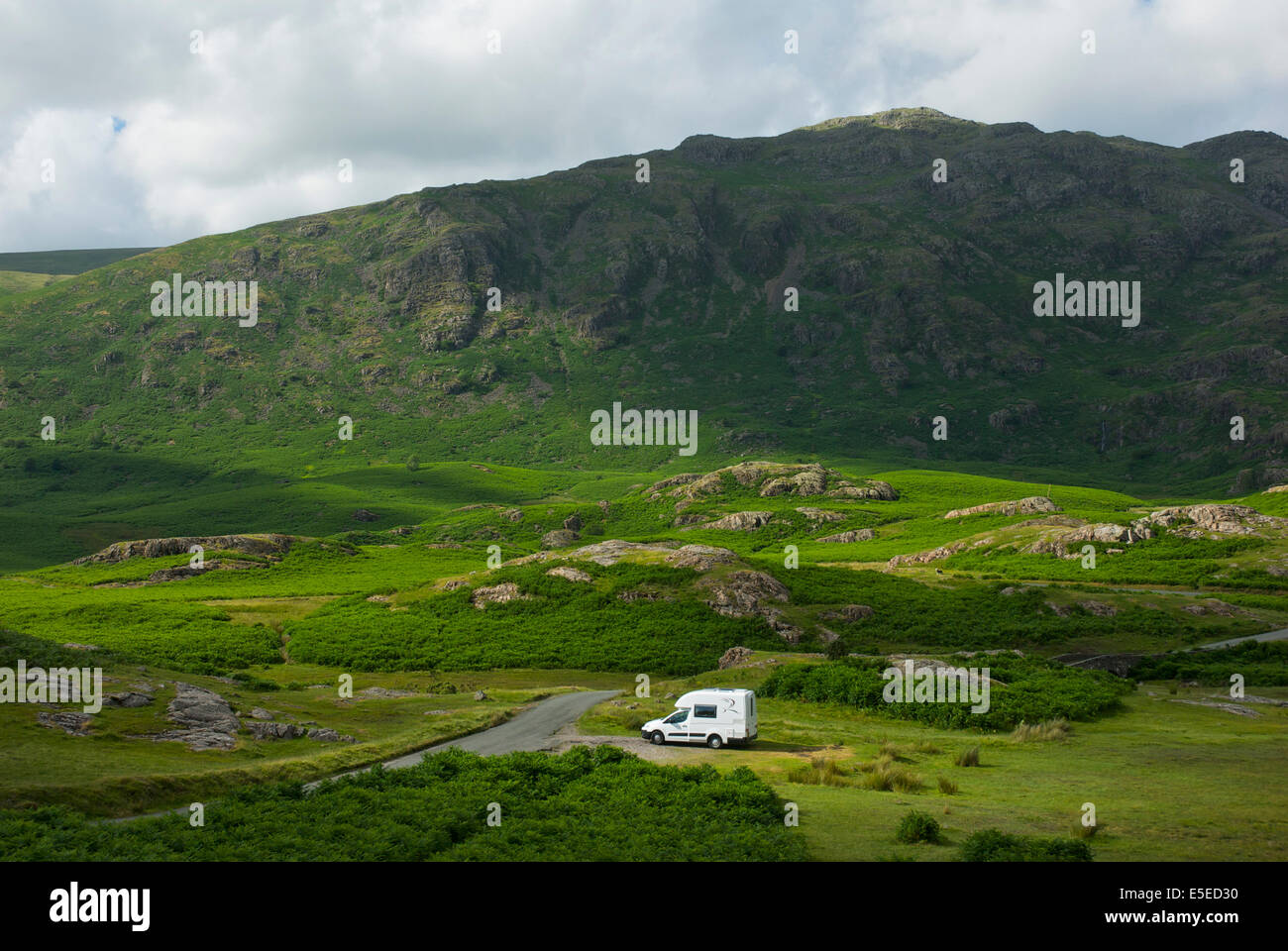 Romahome R25 motorhome parked in Wasdale, Lake District National Park ...
