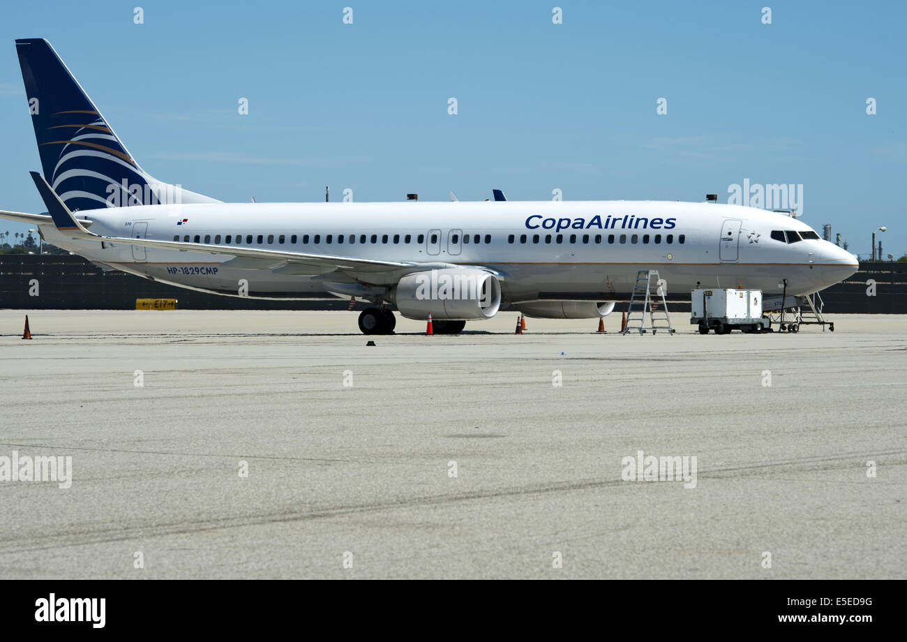 Los Angeles California USA 23rd July 2014 A Copa Airlines Boeing los-angeles-california-usa-23rd-july-2014-a-copa-airlines-boeing