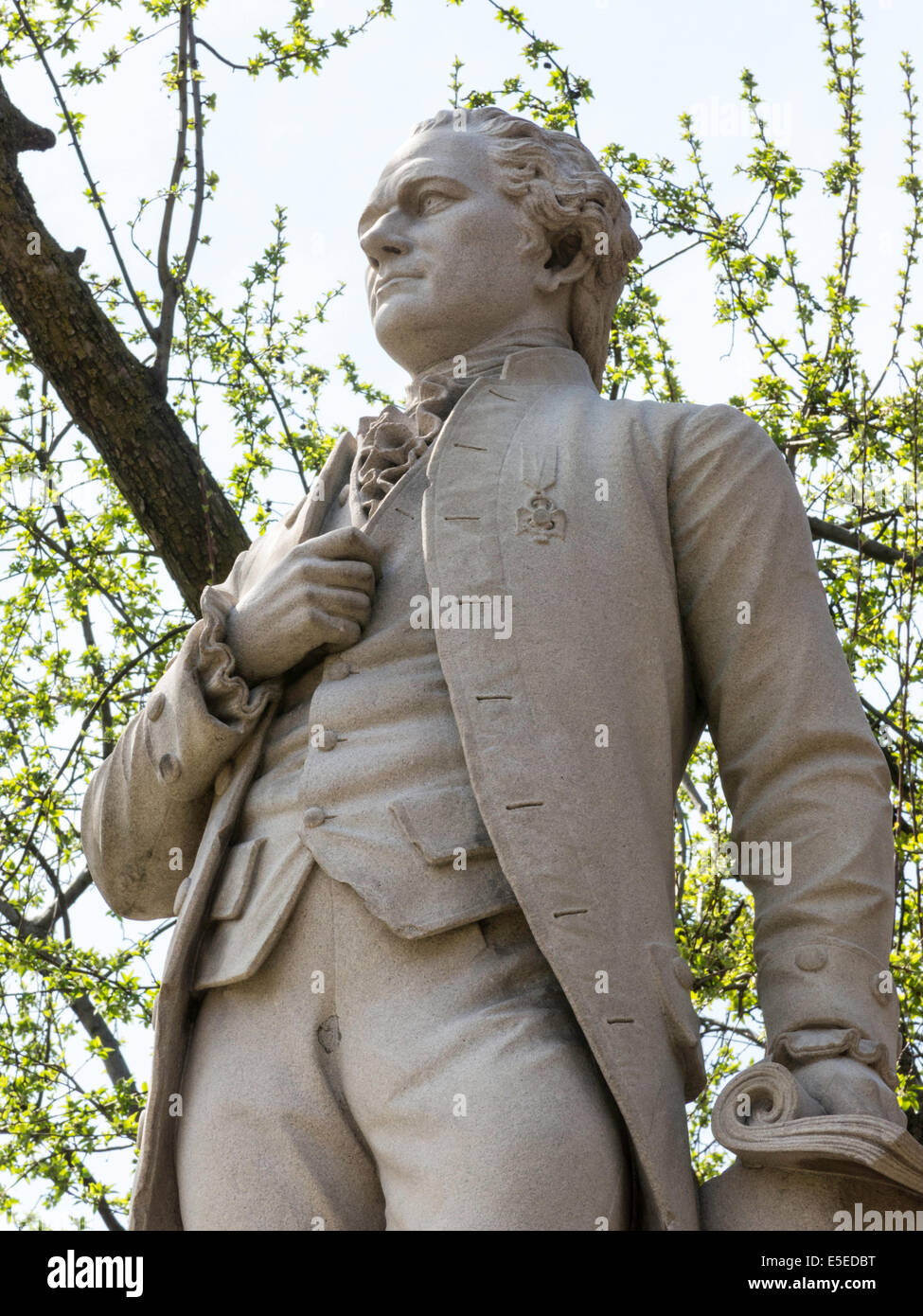 Granite Standing figure (over life-size) of Alexander Hamilton is a ...