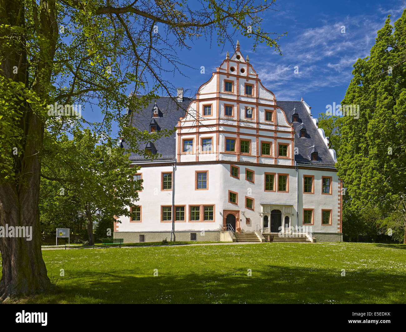 Renaissance Palace Ponitz, Thuringia, Germany Stock Photo - Alamy