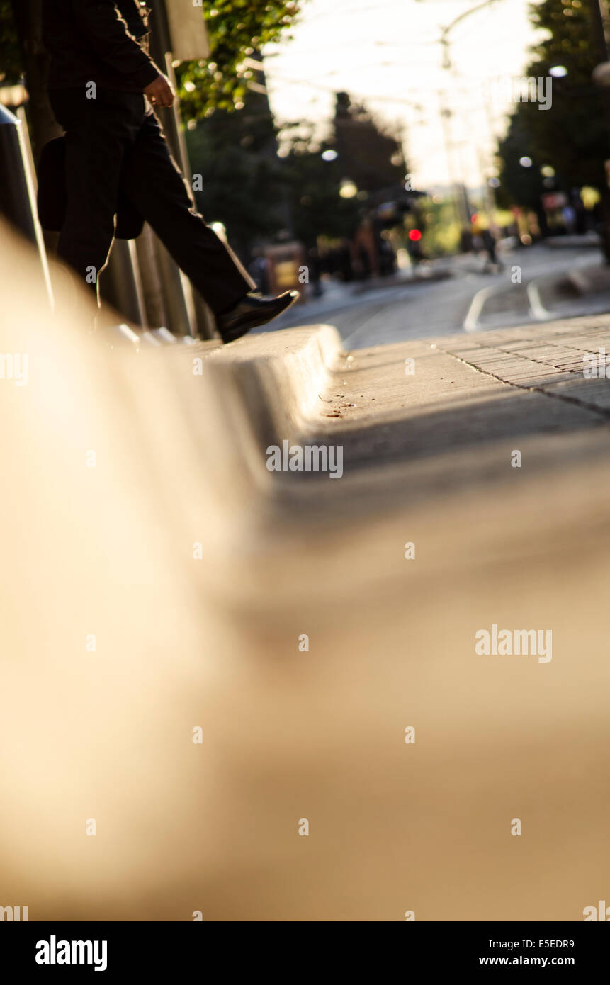 Taking the First Step Stock Photo - Alamy