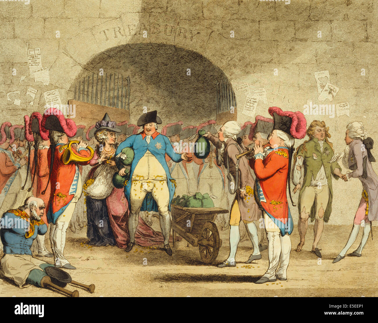 George iv cartoon hi-res stock photography and images - Alamy