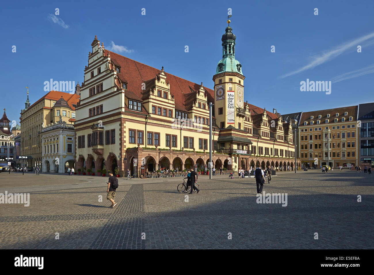 Leipzig old town hall clock tower hi-res stock photography and images ...