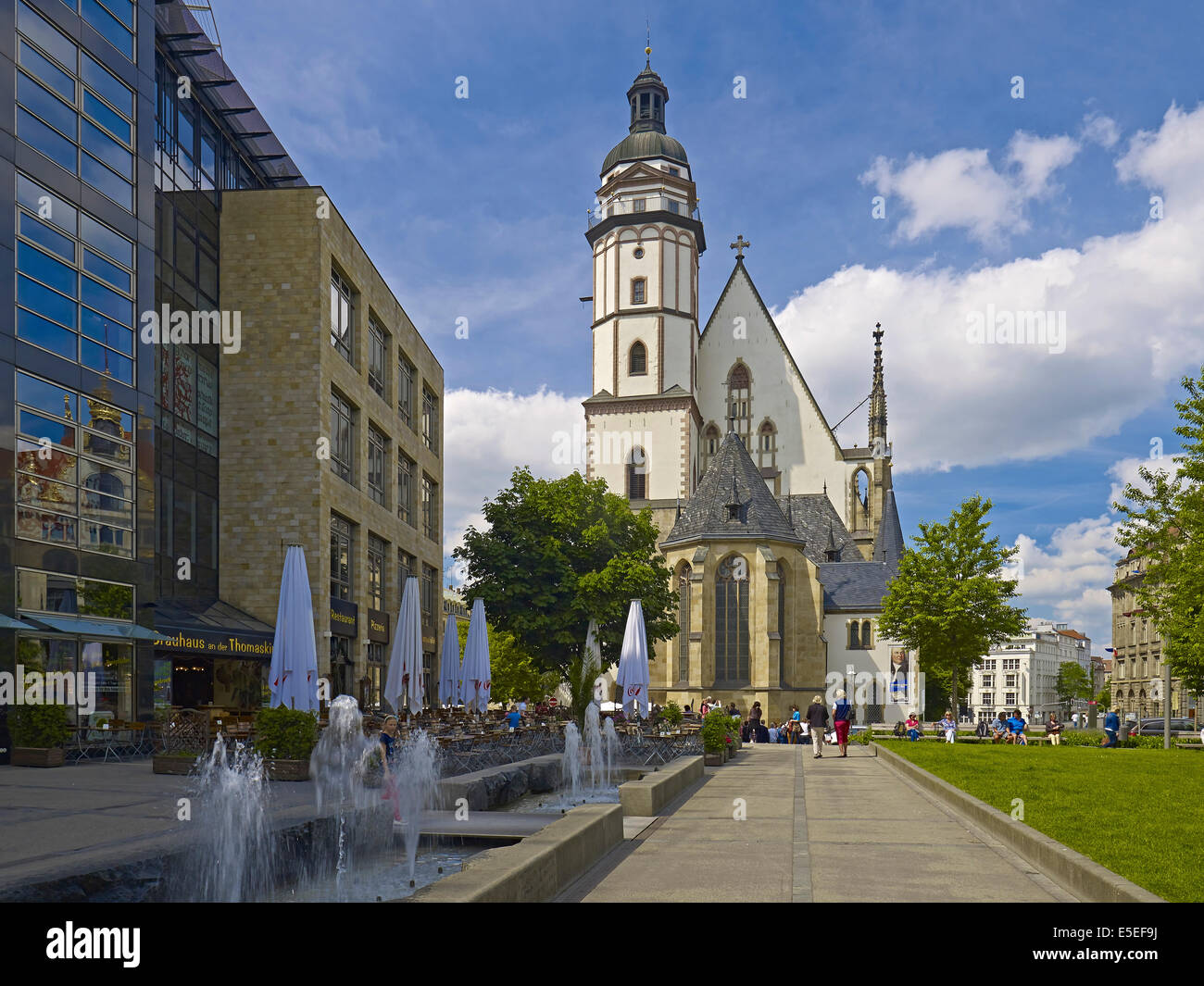 Leipzig st thomas church hi-res stock photography and images - Alamy