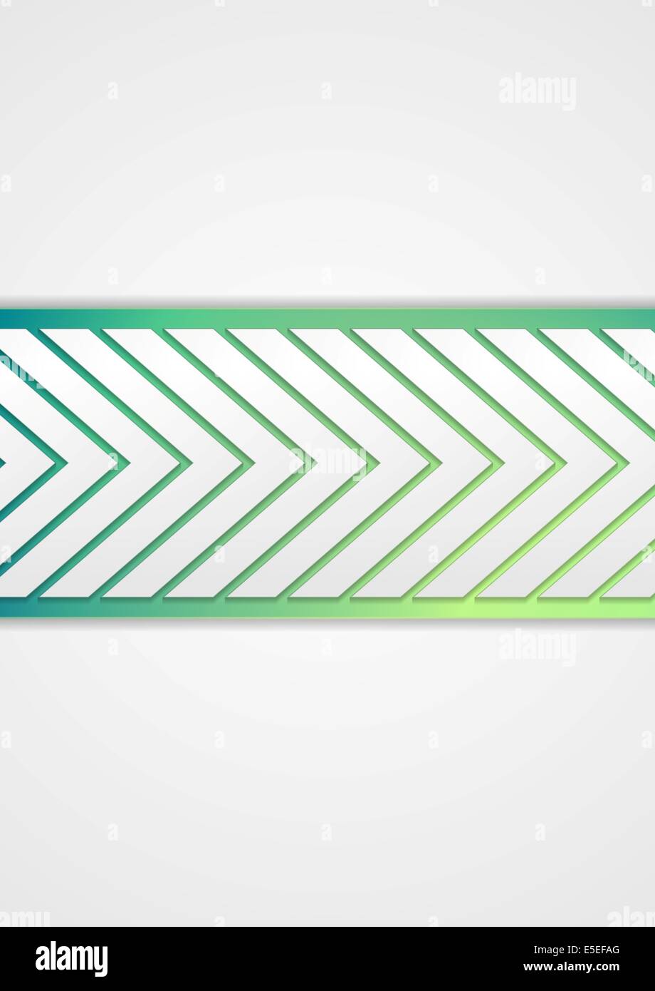 Tech arrows abstract banner. Vector design Stock Photo - Alamy