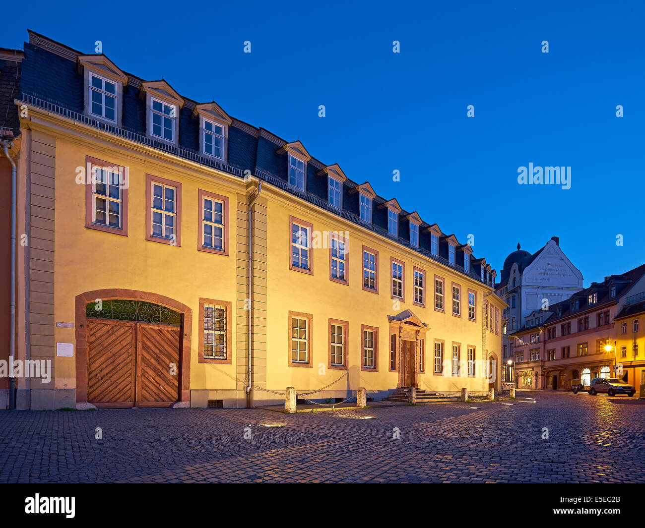 Goethe house in Weimar, Germany Stock Photo - Alamy