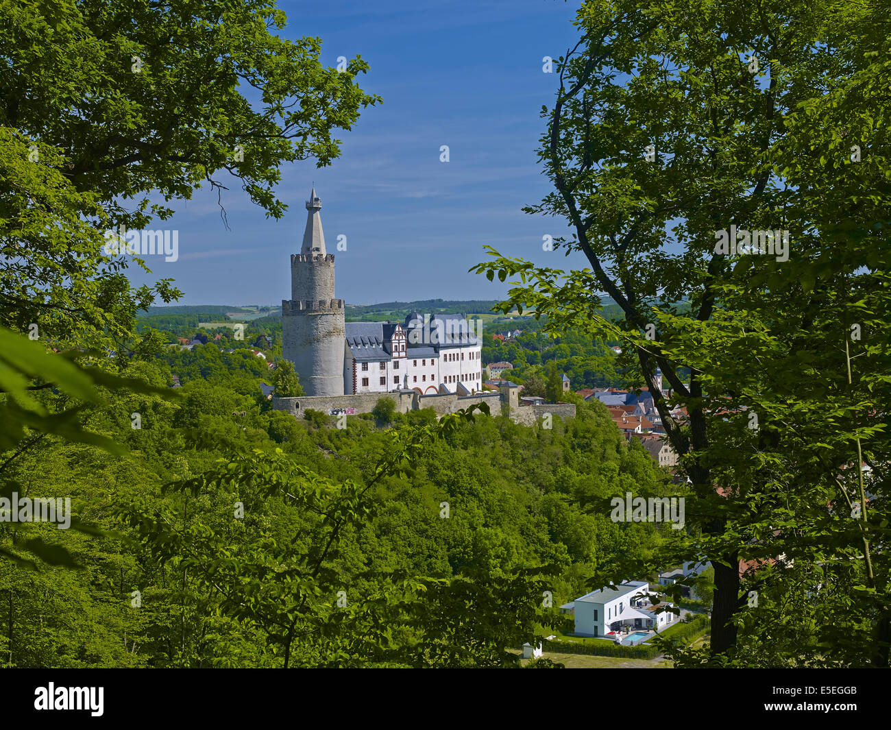 Osterburg Weida, Germany, Europe Stock Photo - Alamy