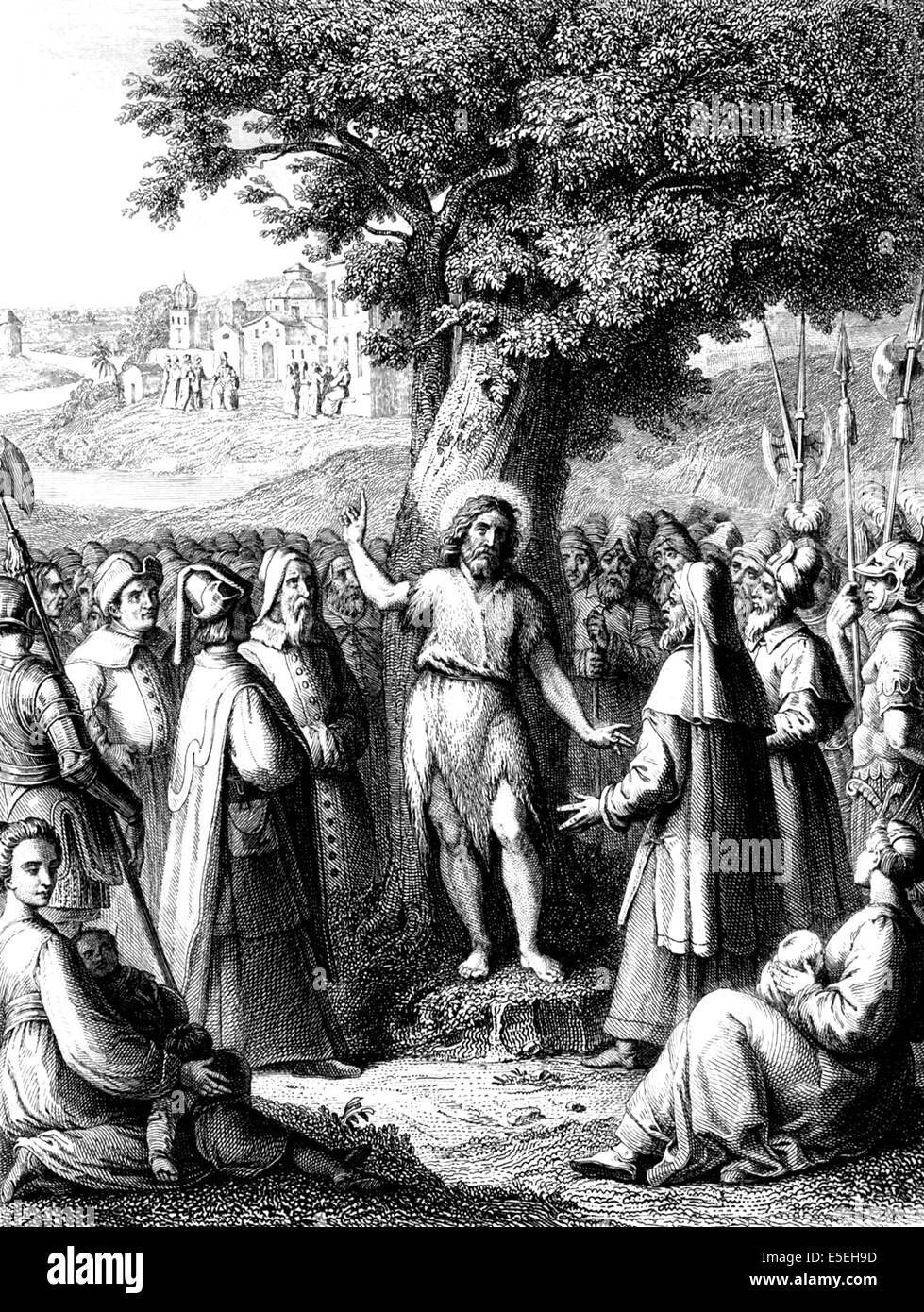 John the the baptist Black and White Stock Photos & Images - Alamy