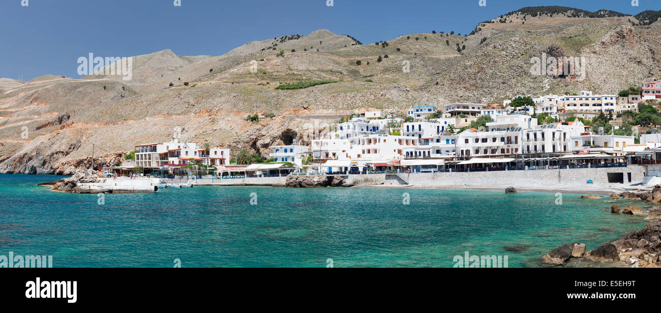 The seaside village of Sfakia, Crete, Greece Stock Photo - Alamy