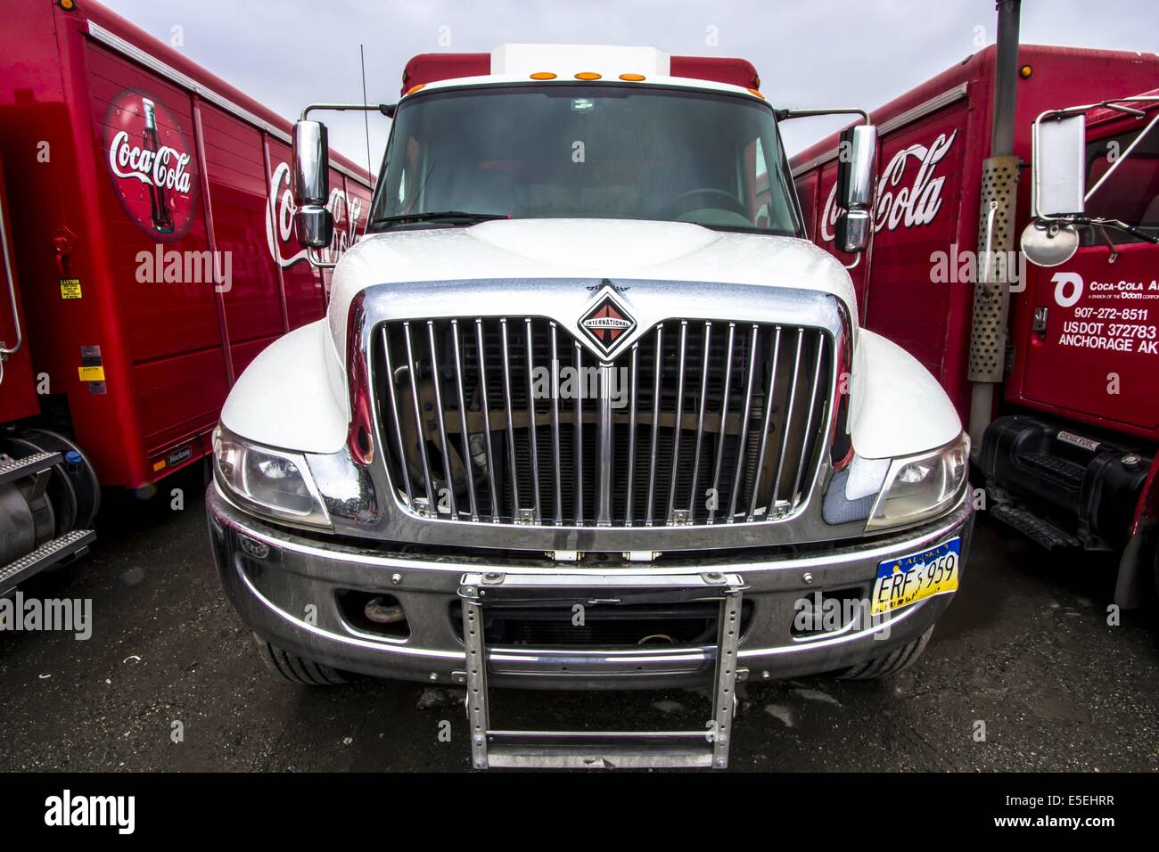 Coca cola factory in Anchorage, Alaska Stock Photo - Alamy
