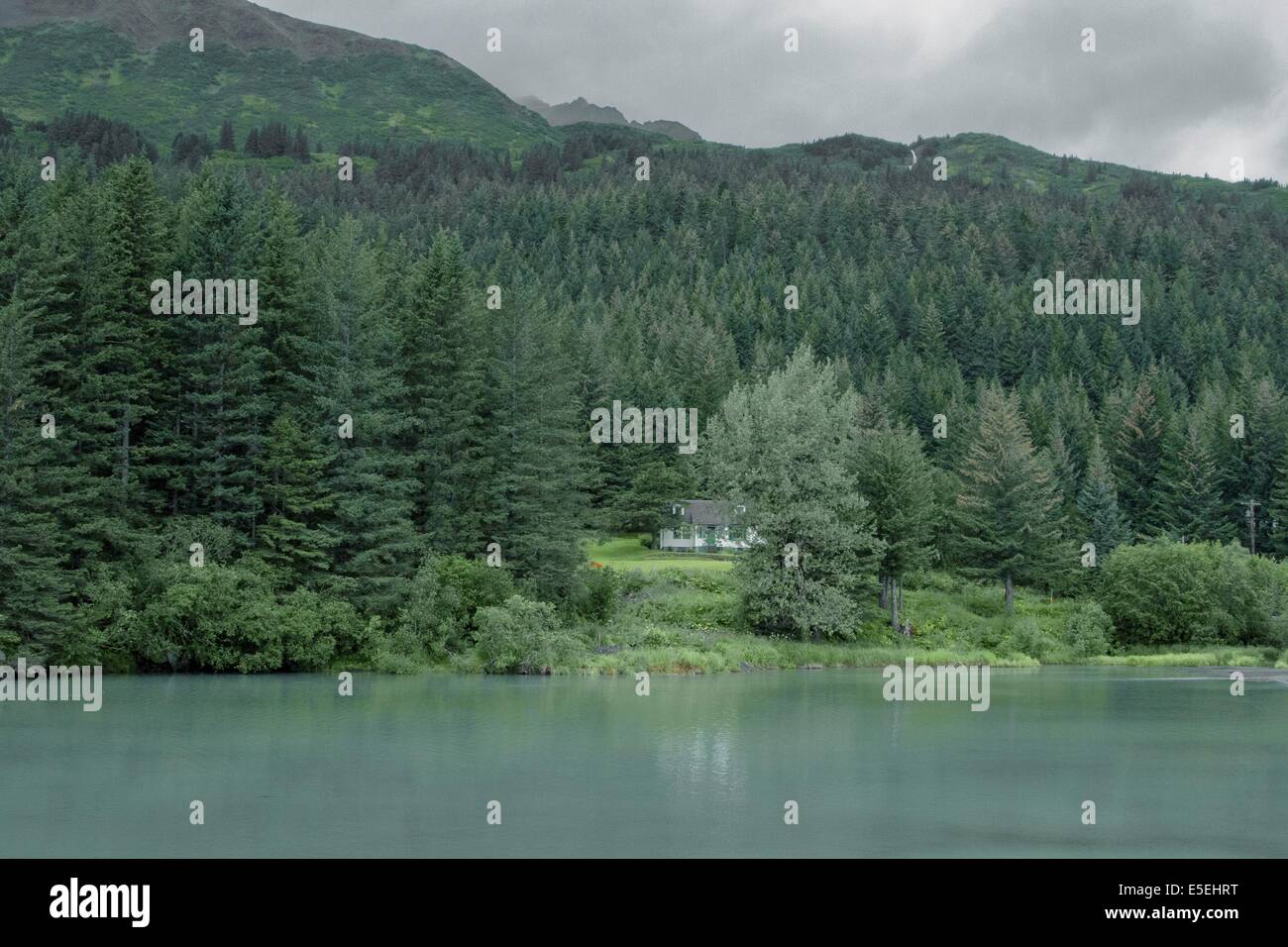 Skilak lake, Kenai pensinsula, Alaska Stock Photo - Alamy