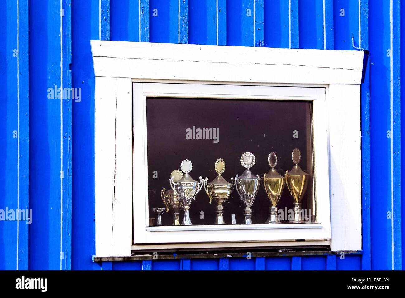 Football trophies hi-res stock photography and images - Alamy