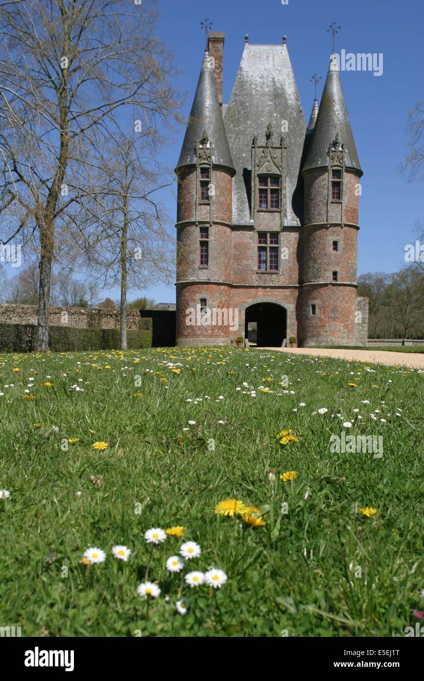 Carrouges castle hi-res stock photography and images - Alamy