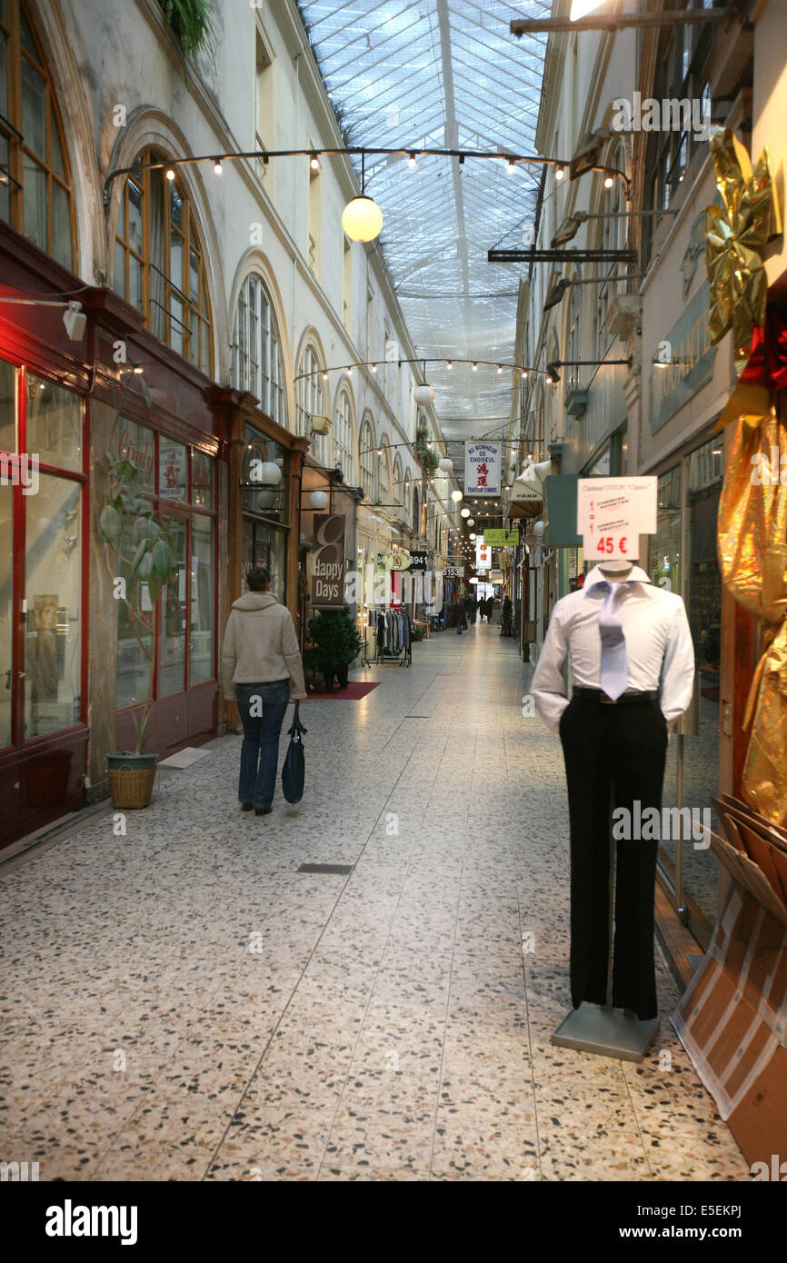 Passage Choiseul, Paris Stock Photo - Alamy