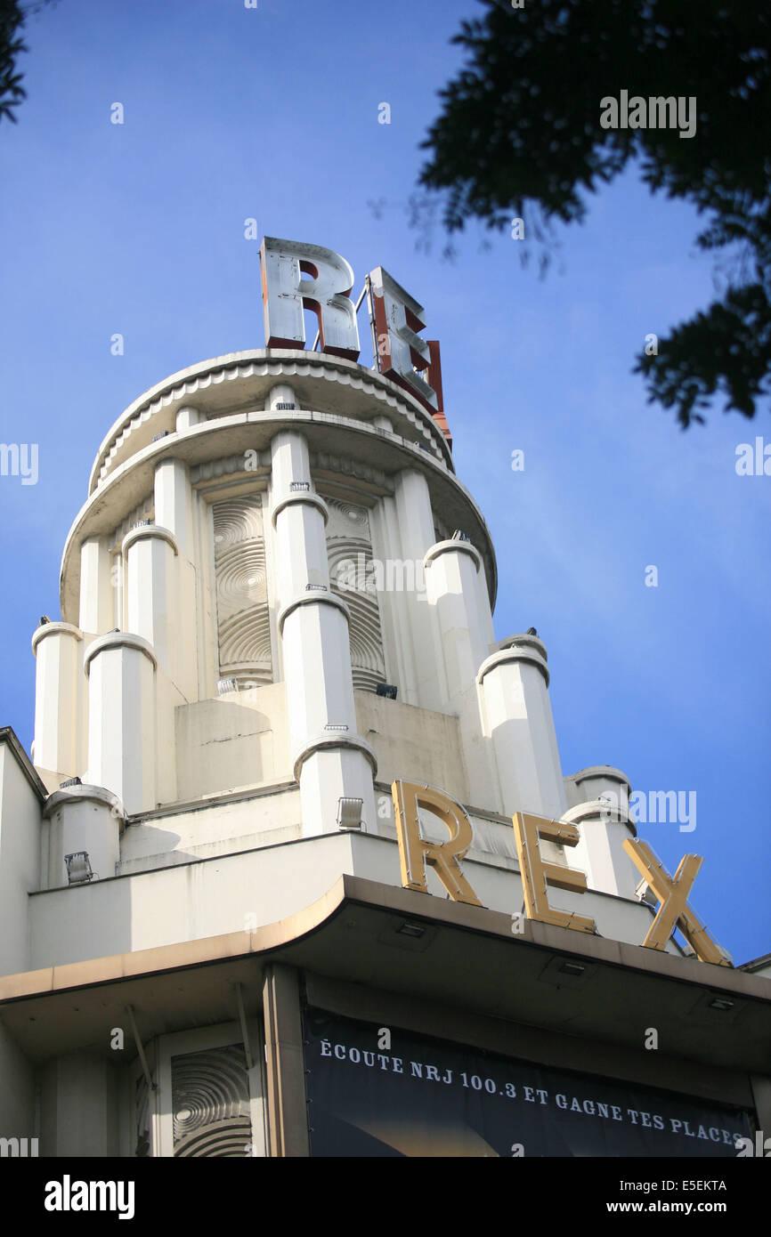 France, paris 2e, le rex, boulevard de bonne nouvelle, salle de ...