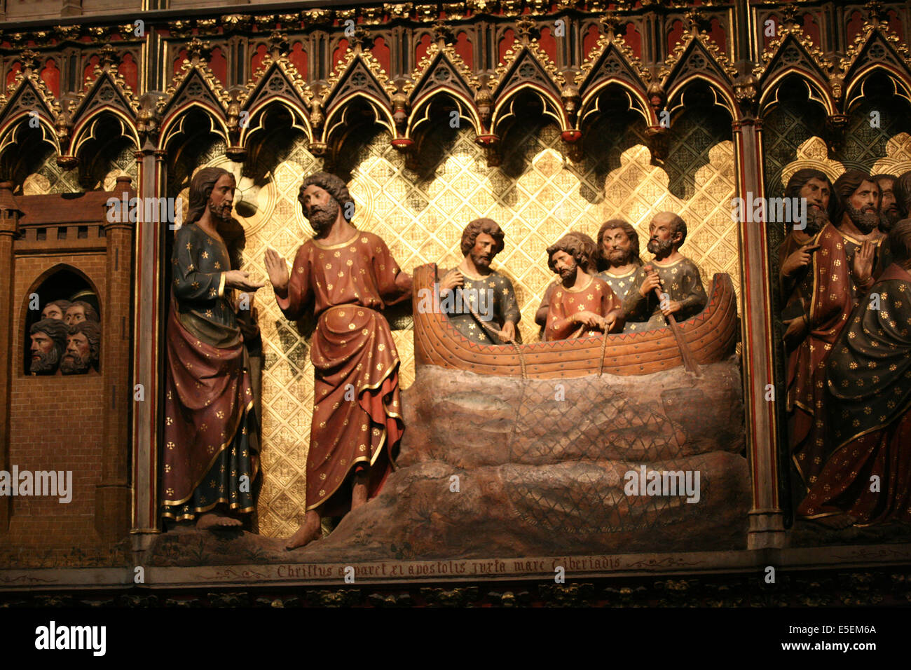 France, paris 4e, ile de la cite, cathedrale notre dame de paris, art ...