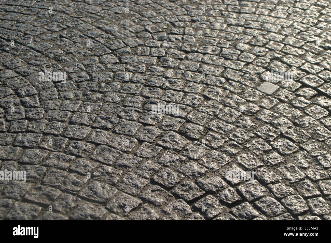 France, paris 8e avenue des champs elysees, detail de paves Stock Photo ...