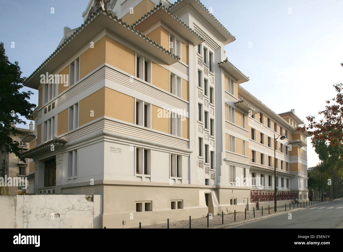 France, paris 14e, boulevard jourdan, cite internationale, maison de l ...