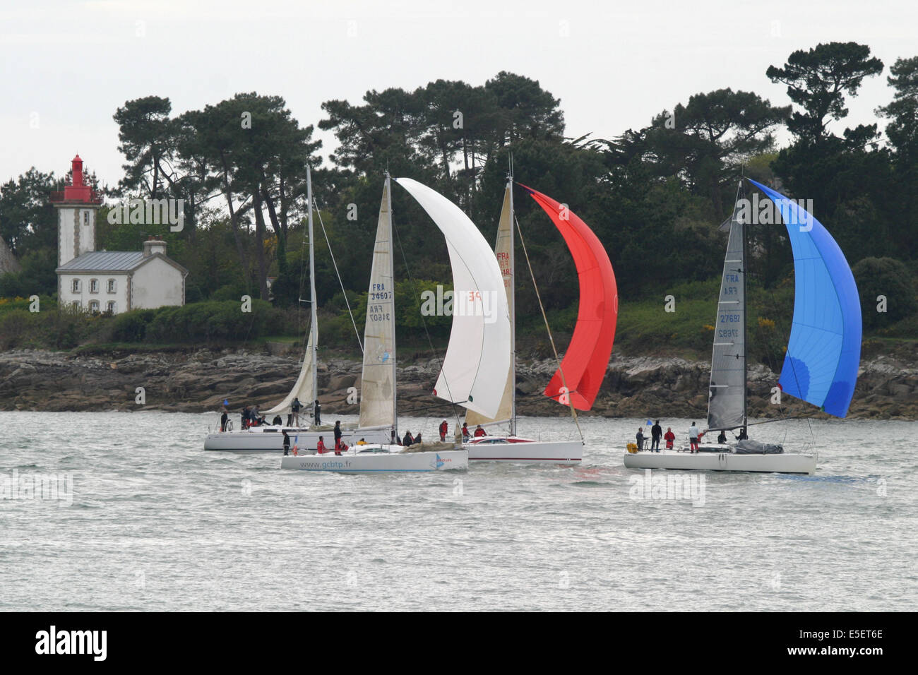 France, Bretagne, finistere sud, cornouaille, sainte marine, phare ...